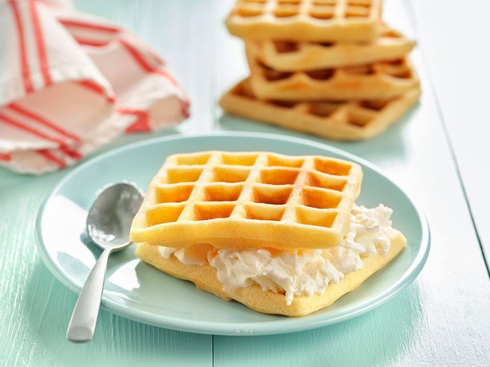 Gofres con helado – La vida sabe mejor